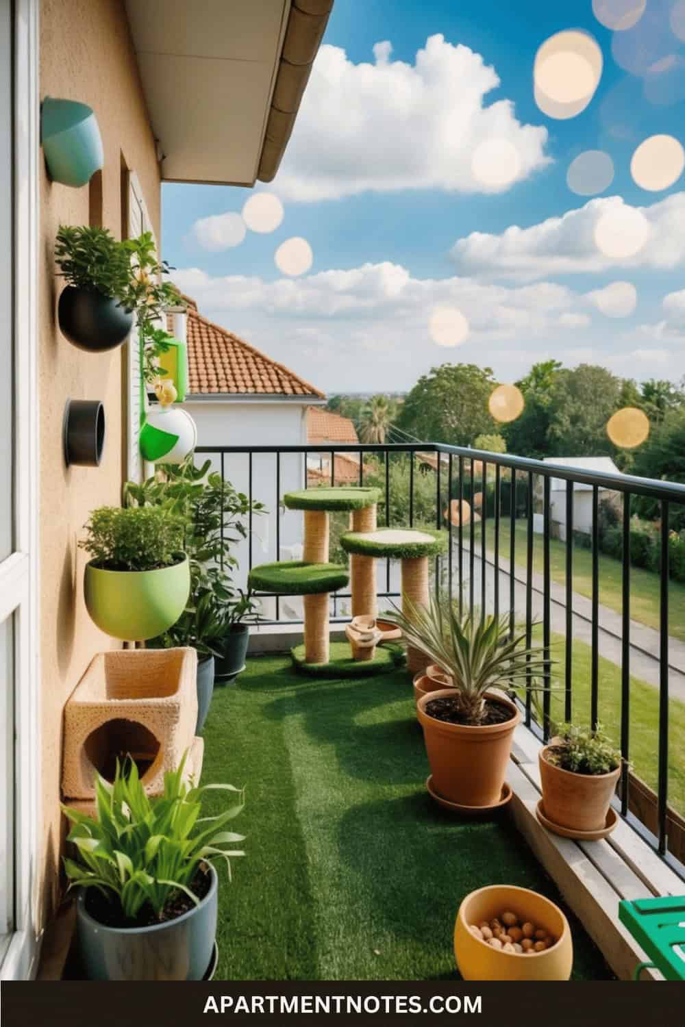 10 Ideas to Make Your Balcony Cat-Friendly - Apartment Notes