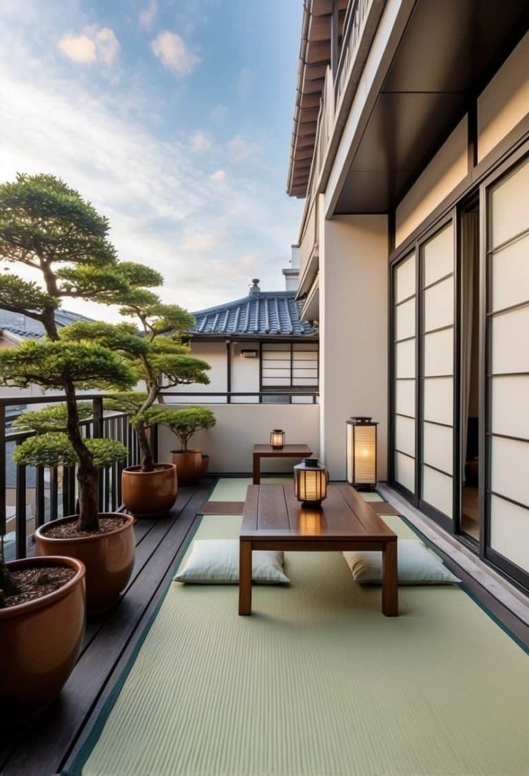 10 Japanese Style Apartment Balcony Decor Ideas - Apartment Notes