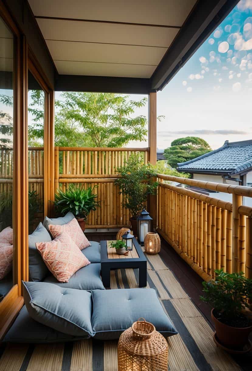 10 Japanese Style Apartment Balcony Decor Ideas - Apartment Notes