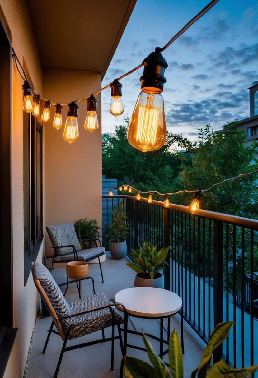 10 Modern Lighting Ideas for Balconies - Apartment Notes