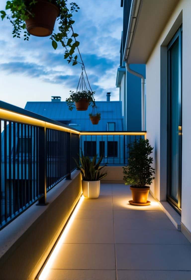 10 Modern Lighting Ideas for Balconies - Apartment Notes