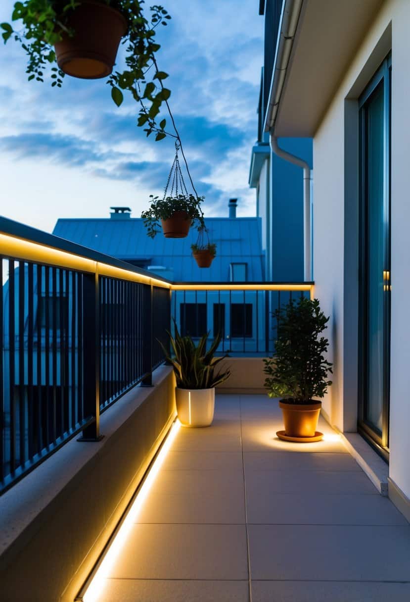 10 Modern Lighting Ideas for Balconies - Apartment Notes