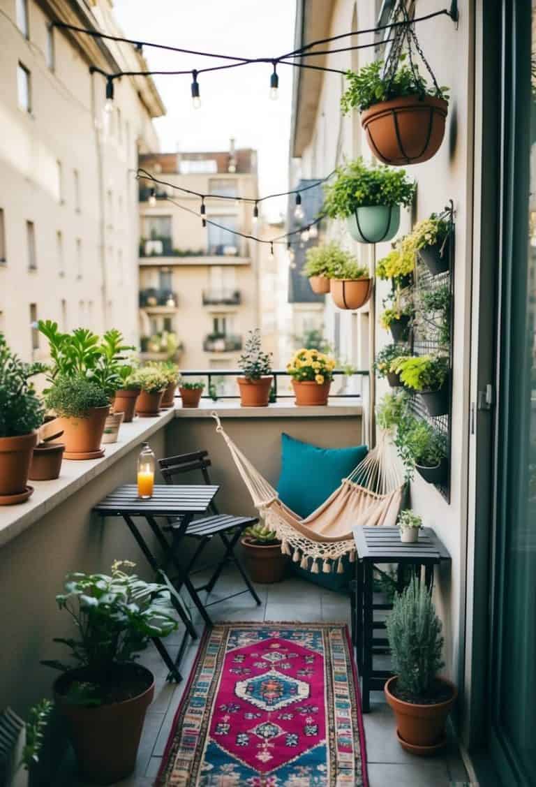 10 Decor Ideas for Narrow Balcony - Apartment Notes