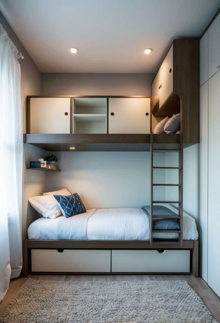 30 Ideas to Organize a Very Small Bedroom - Apartment Notes