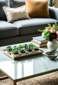 10 Coffee Table Arrangement Ideas - Apartment Notes
