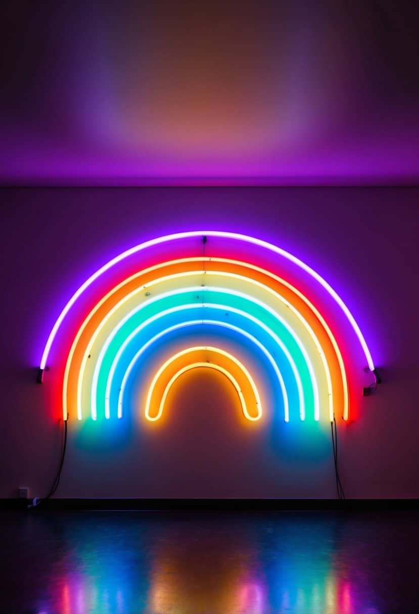 15 Rainbow Light Effect Ideas for Any Room - Apartment Notes