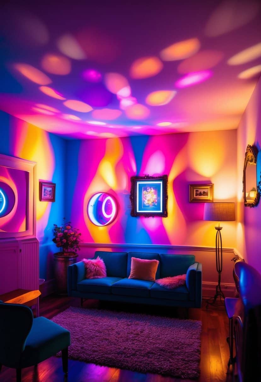 15 Rainbow Light Effect Ideas for Any Room - Apartment Notes