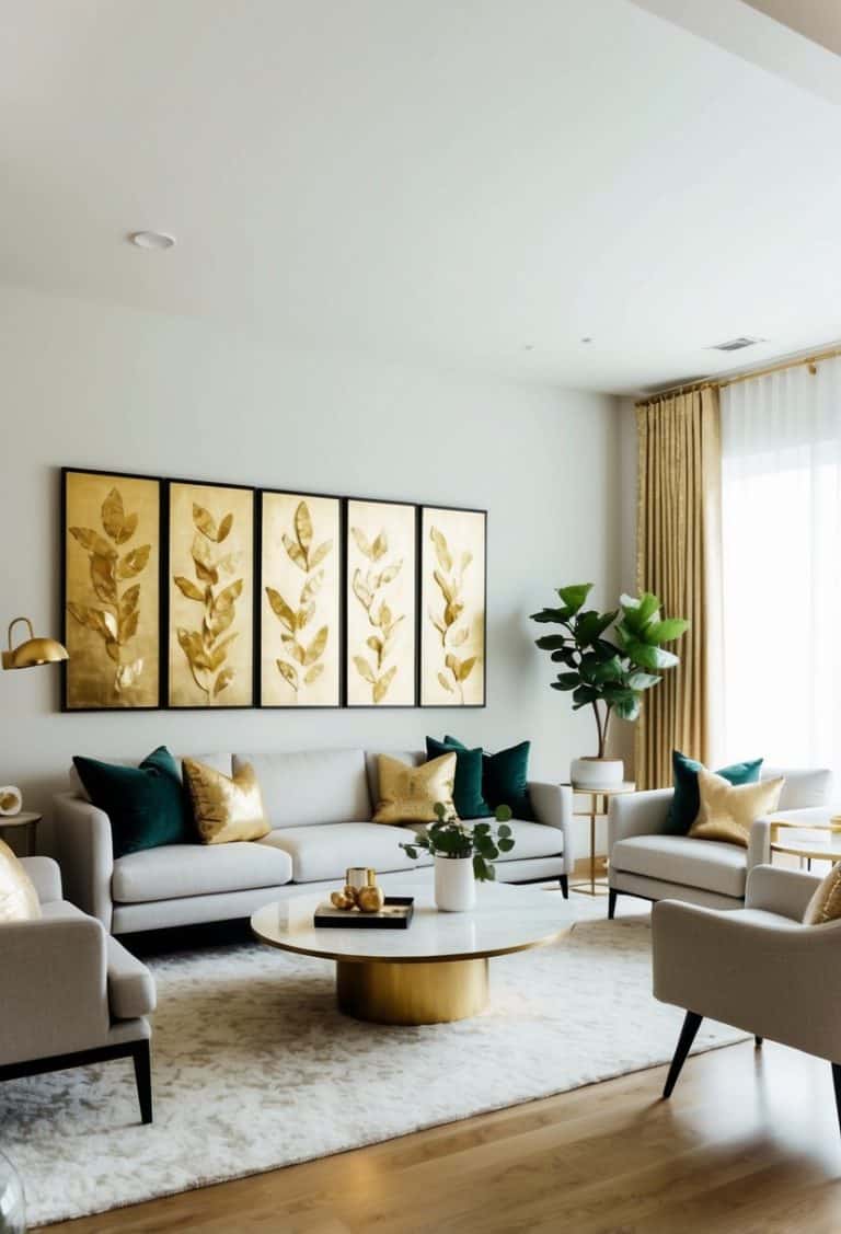 20 Ways to Use Gold Accents in Modern Rooms - Apartment Notes