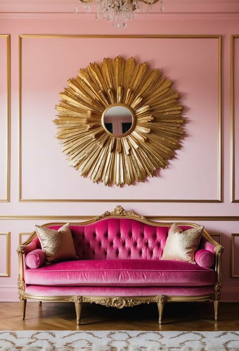 20 Pink and Gold Room Decor Ideas - Apartment Notes