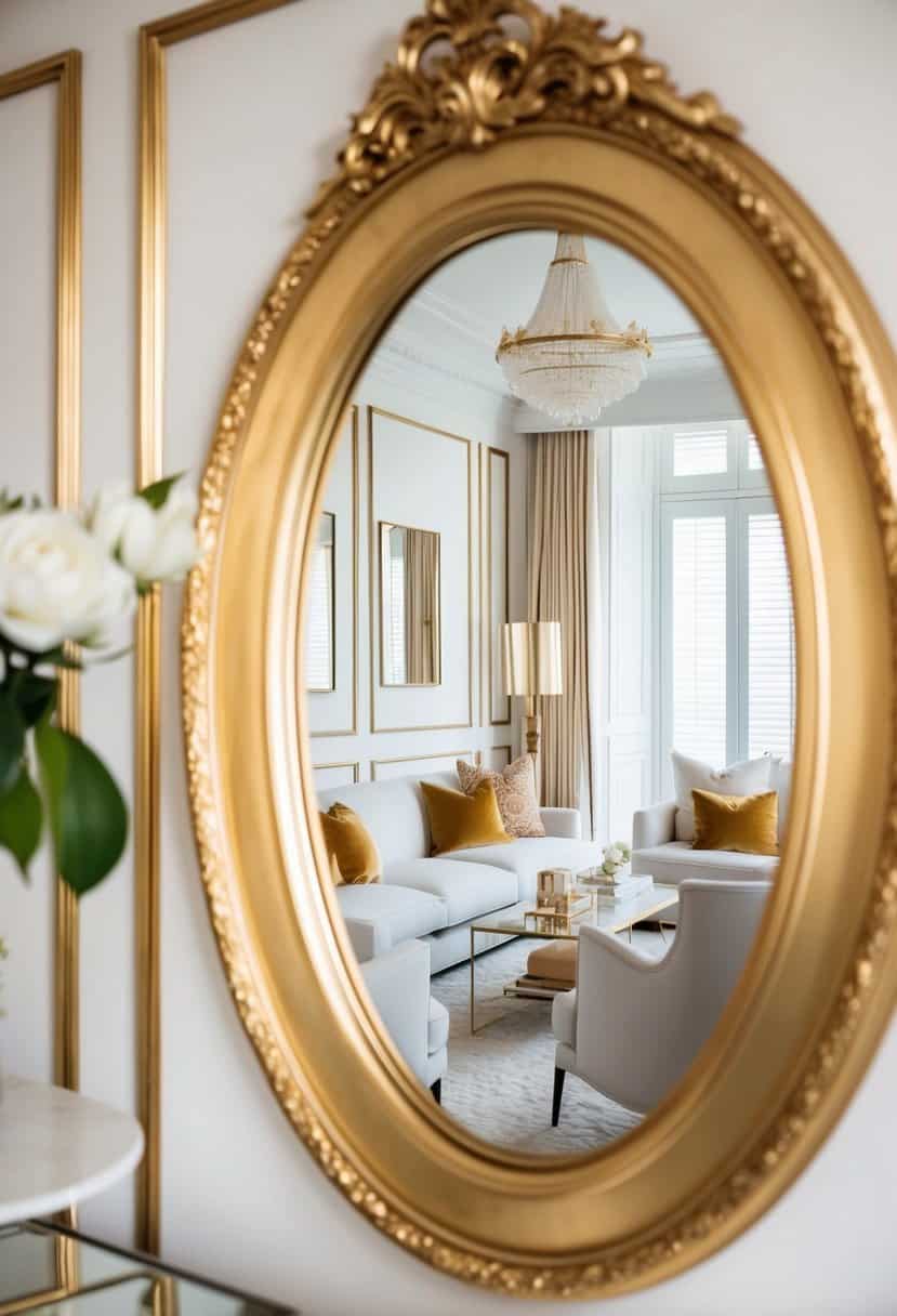 15 Gold and White Room Ideas - Apartment Notes