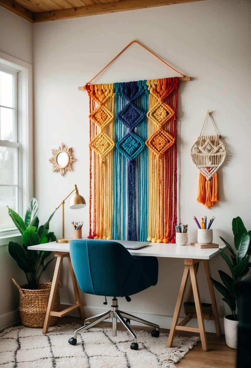 20 Colorful Home Office Decor Ideas - Apartment Notes