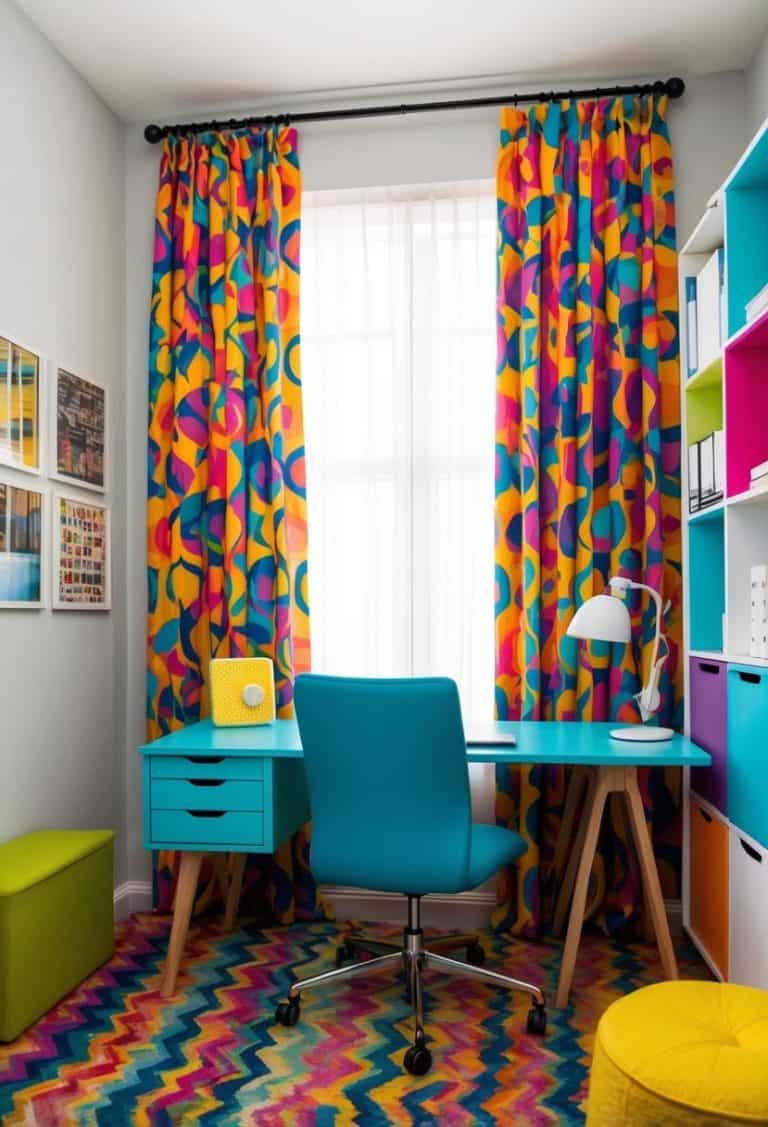 20 Colorful Home Office Decor Ideas - Apartment Notes