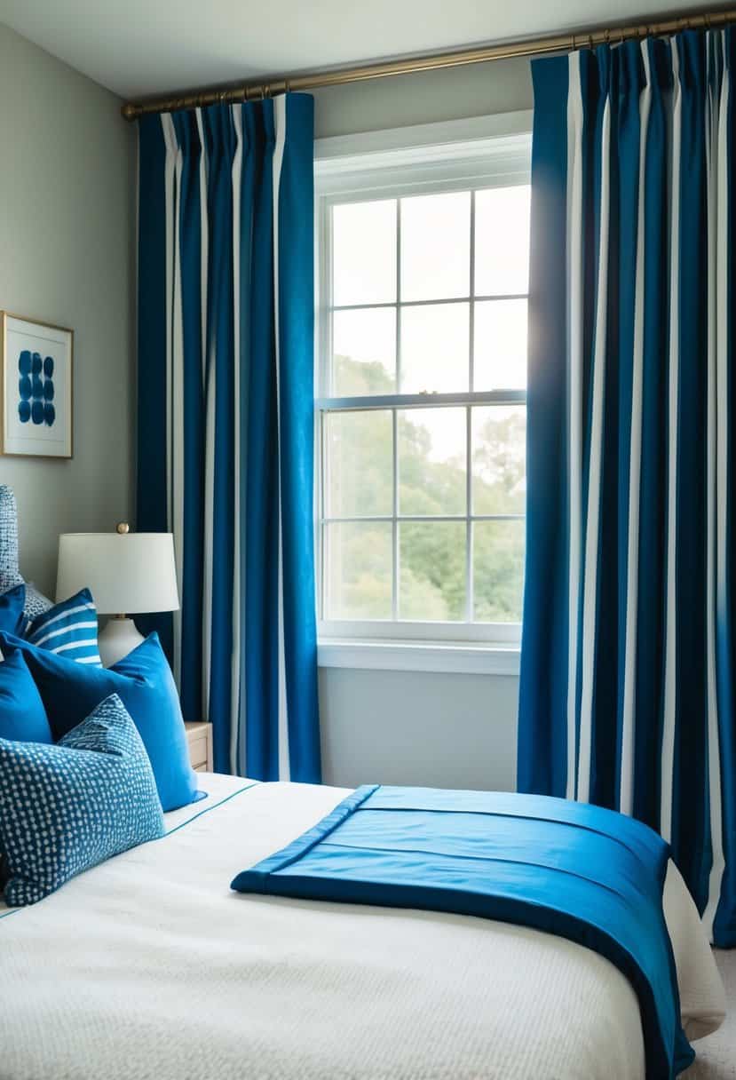 10 Curtains Ideas for Blue Bedroom - Apartment Notes