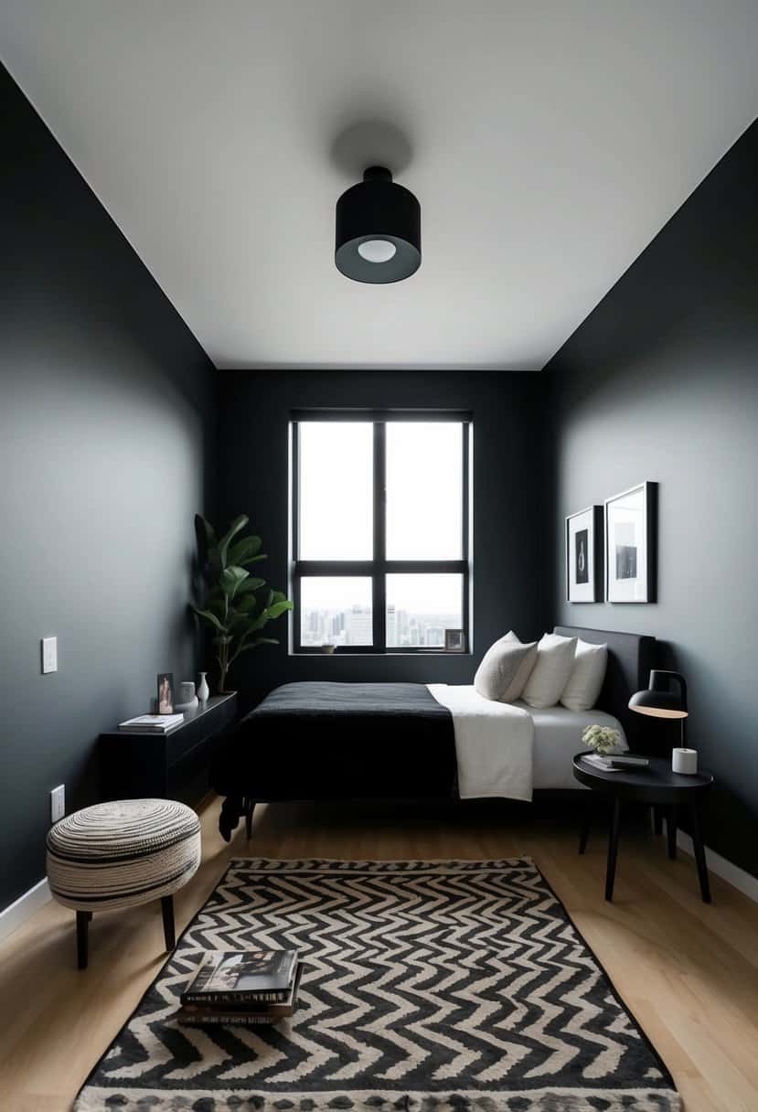20 Small Black Bedroom Decor Ideas - Apartment Notes