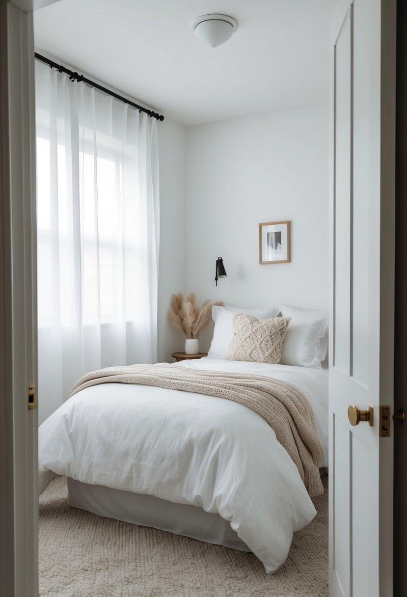 20 Small White Bedroom Decor Ideas - Apartment Notes