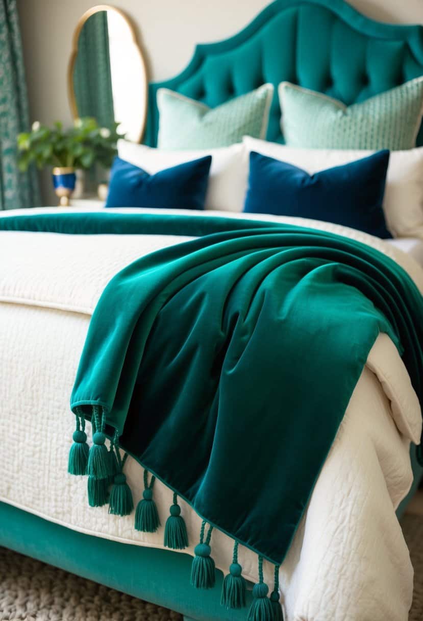 10 Emerald and Blue Bedroom Decor Ideas - Apartment Notes