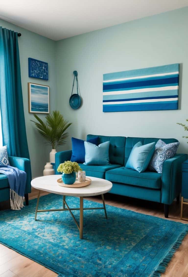 20 Small Blue Living Room Decor Ideas - Apartment Notes