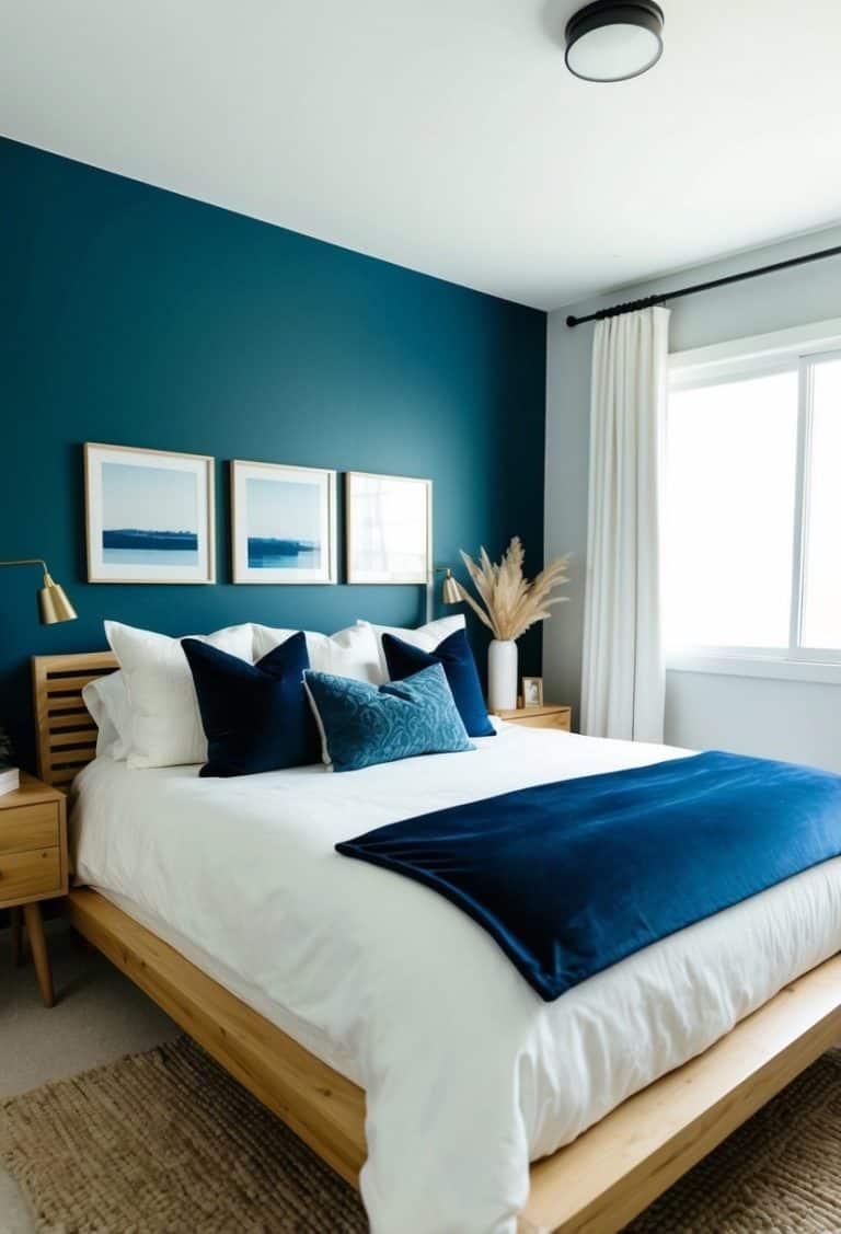 20 Japandi Blue Bedroom Decor Ideas - Apartment Notes