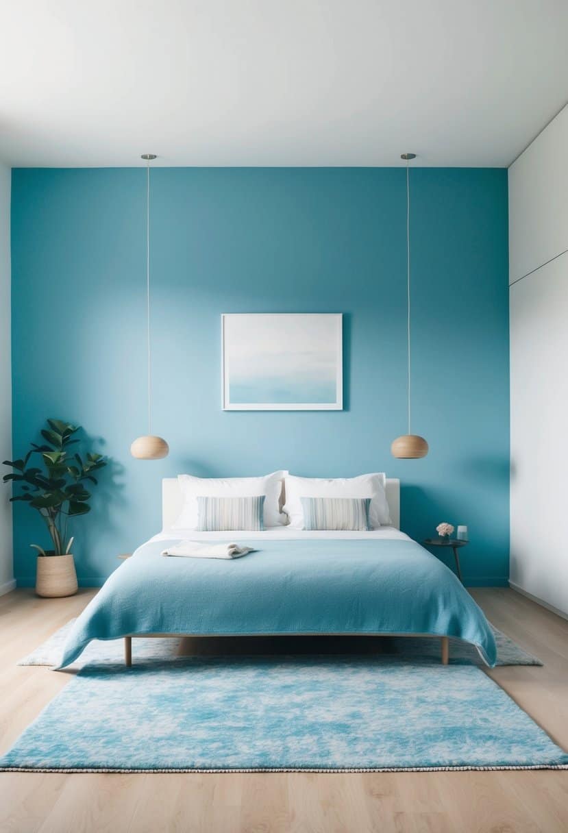 20 Minimalist Blue Bedroom Decor Ideas - Apartment Notes