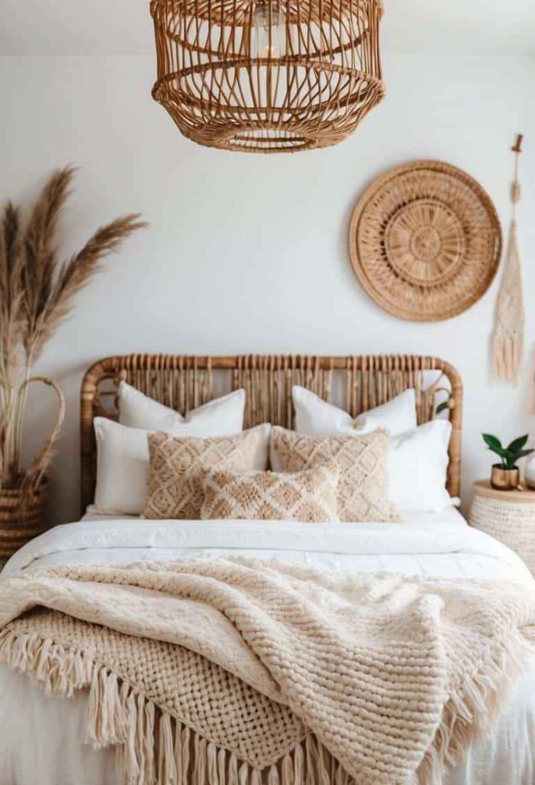 20 White Boho Bedroom Decor Ideas - Apartment Notes