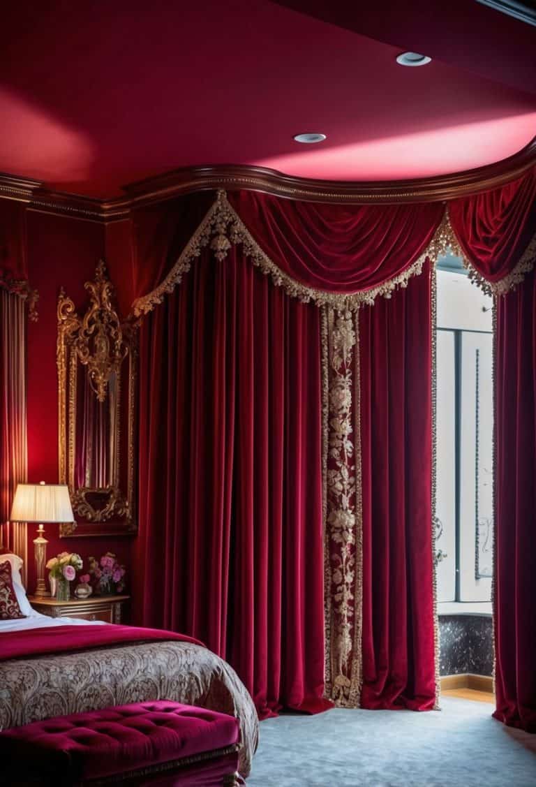 20 Cherry Color Bedroom Decor Ideas - Apartment Notes