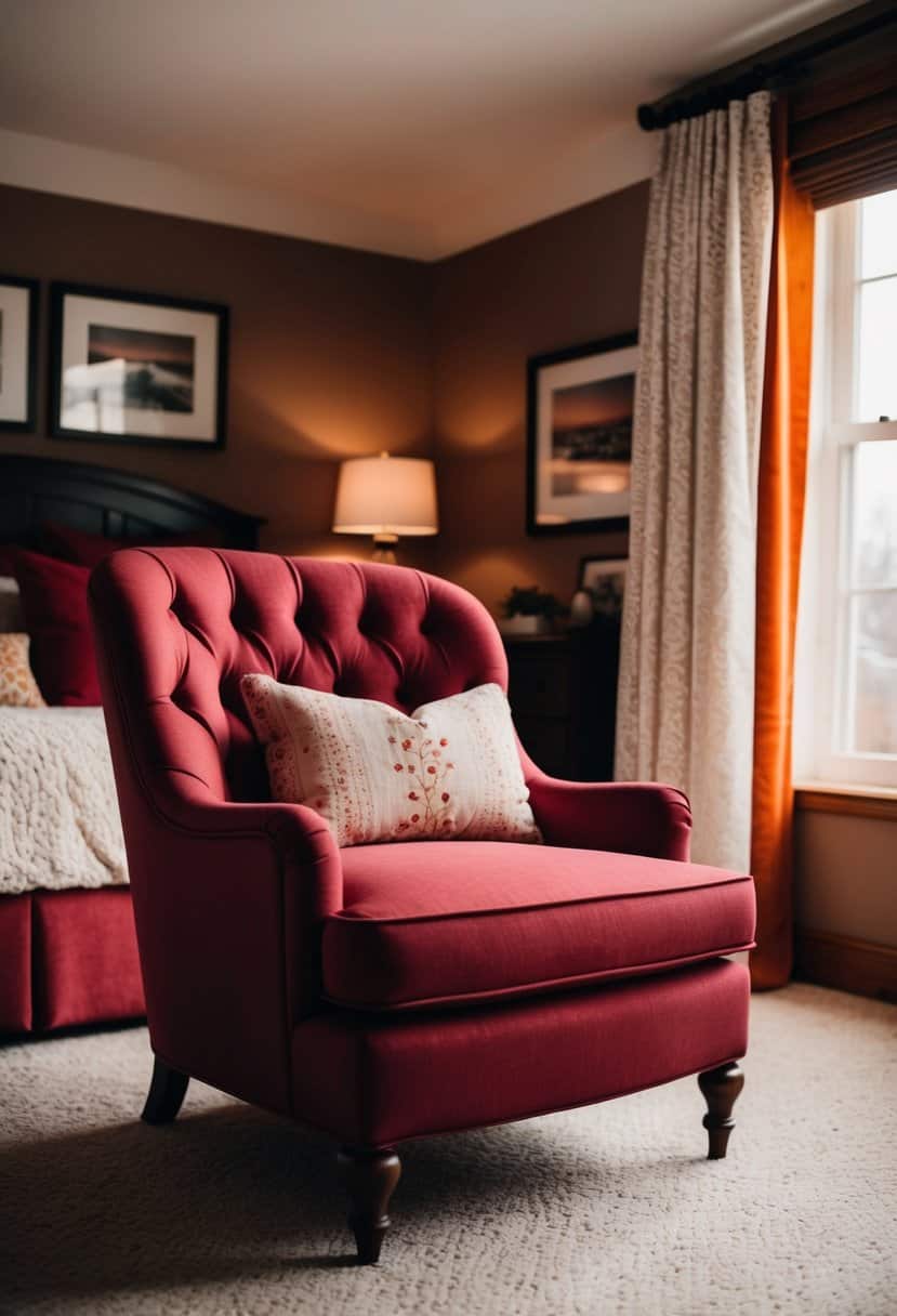 20 Cherry Color Bedroom Decor Ideas - Apartment Notes