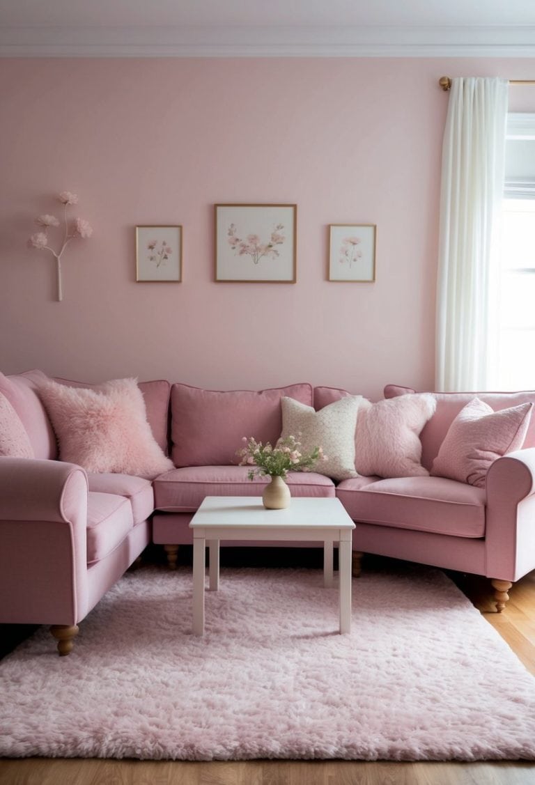 20 Small Pink Living Room Decor Ideas - Apartment Notes