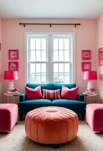 20 Small Pink Living Room Decor Ideas - Apartment Notes