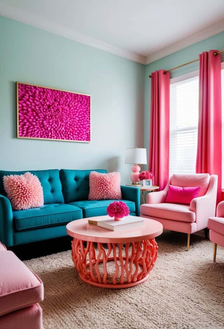 20 Small Pink Living Room Decor Ideas - Apartment Notes