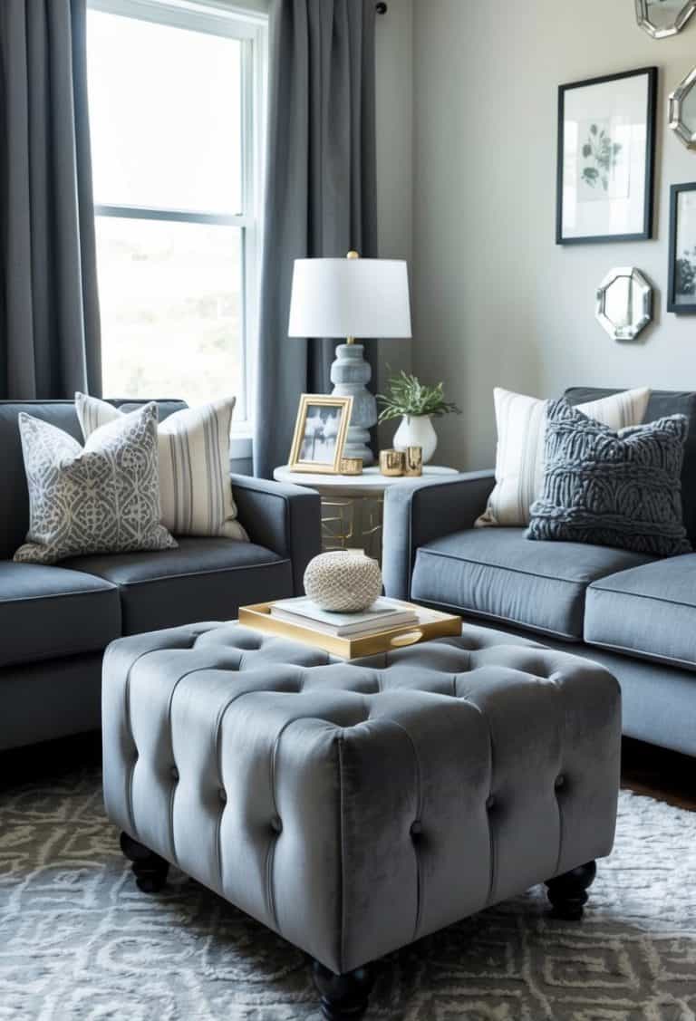 20 Small Gray Living Room Decor Ideas - Apartment Notes