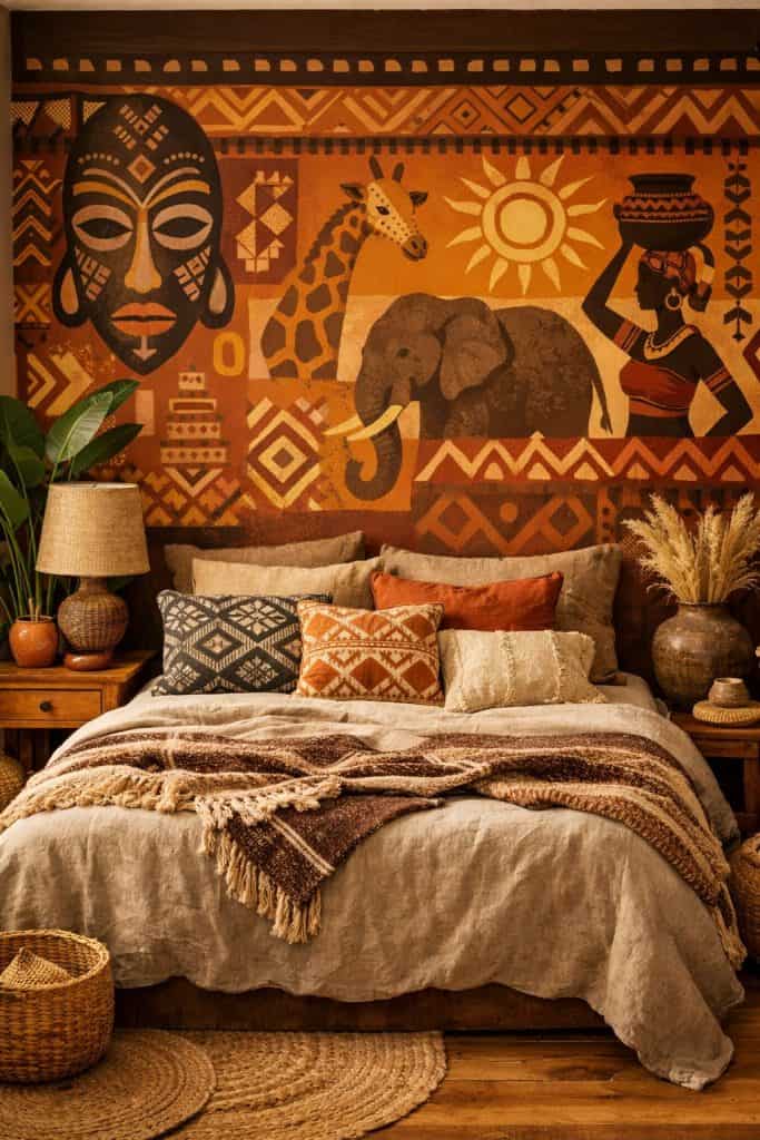 20 Afro Boho Bedroom Ideas for Cultural Eclectic Style - Apartment Notes